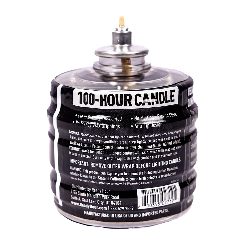 100-Hour Candle by Ready Hour – Camping Survival