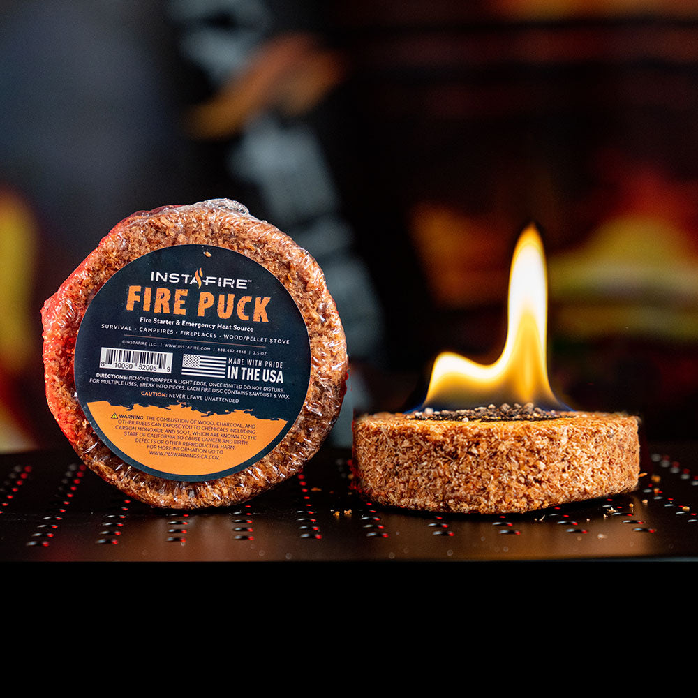 InstaFire Fire Puck (2-pack) – Camping Survival