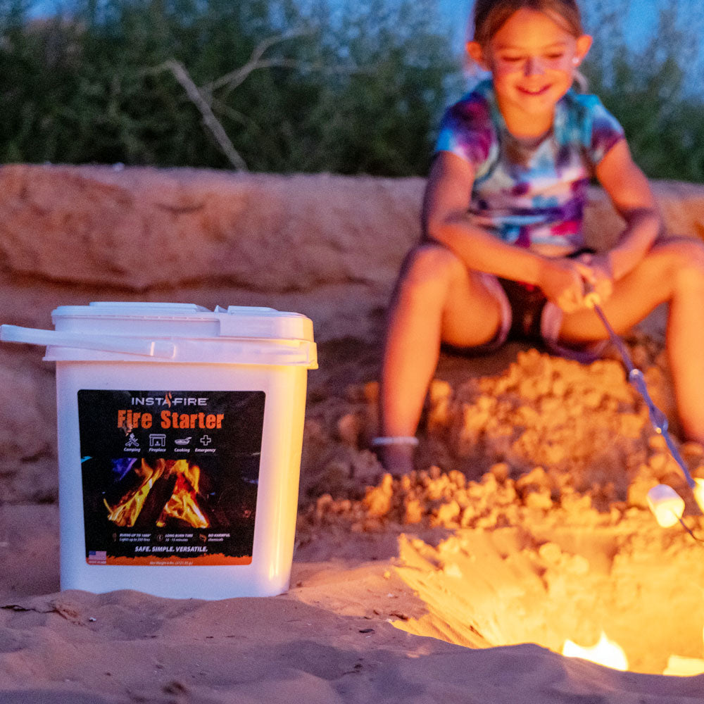 Instafire 2-Gallon Emergency Fuel Bucket | Camping Survival