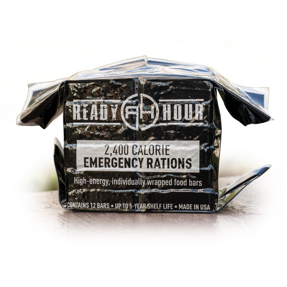 Ready Hour 2400 Calorie Emergency Food Ration Bars - MRE's – Camping ...